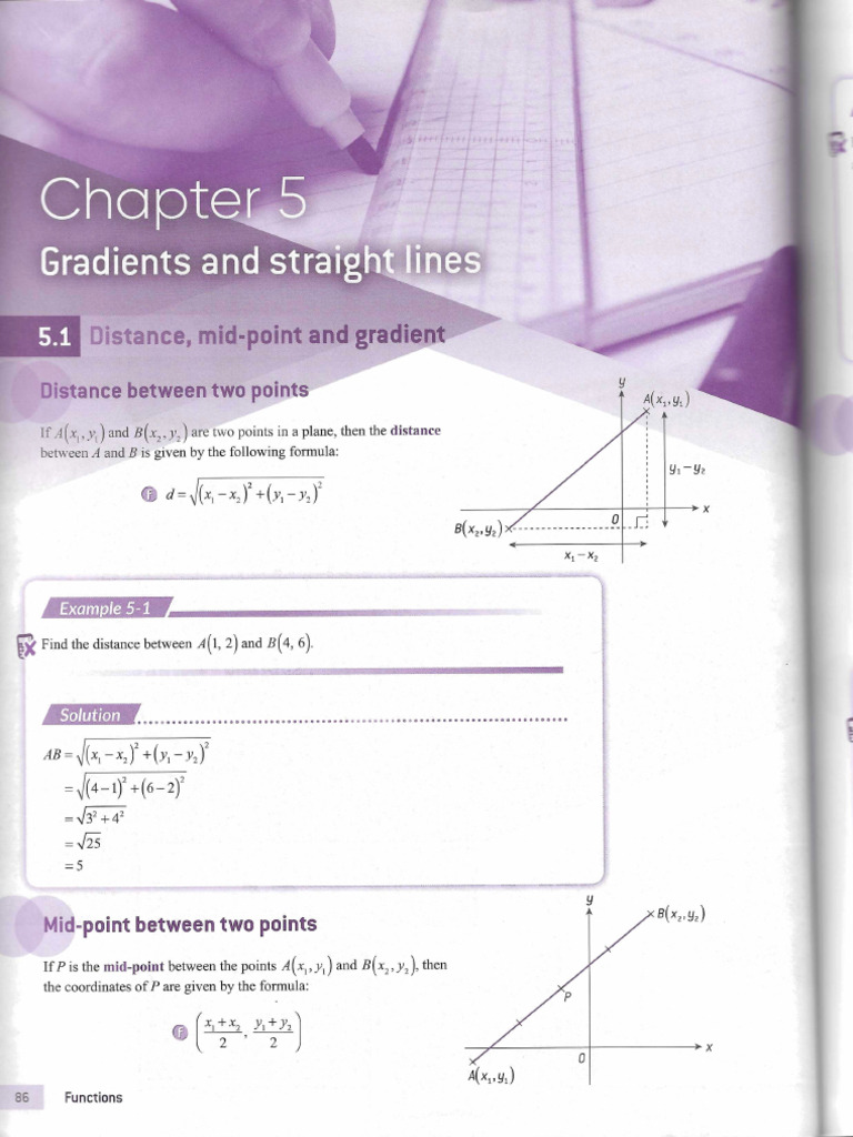 CH 5 Gradients and Straight Lines | PDF