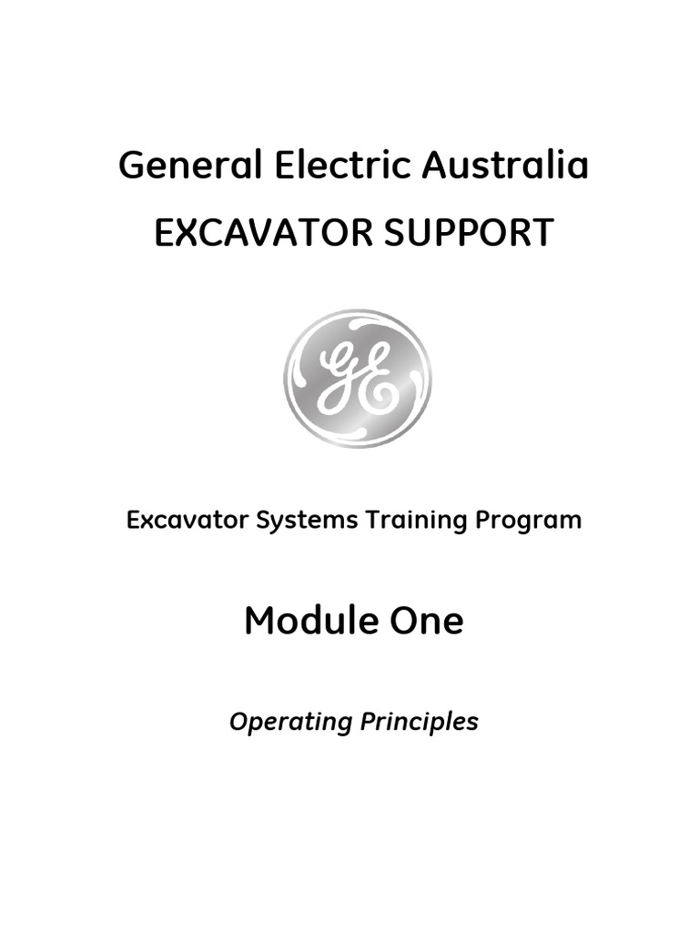 Excavator DC Motor Training Module | PDF | Electric Motor | Electric ...