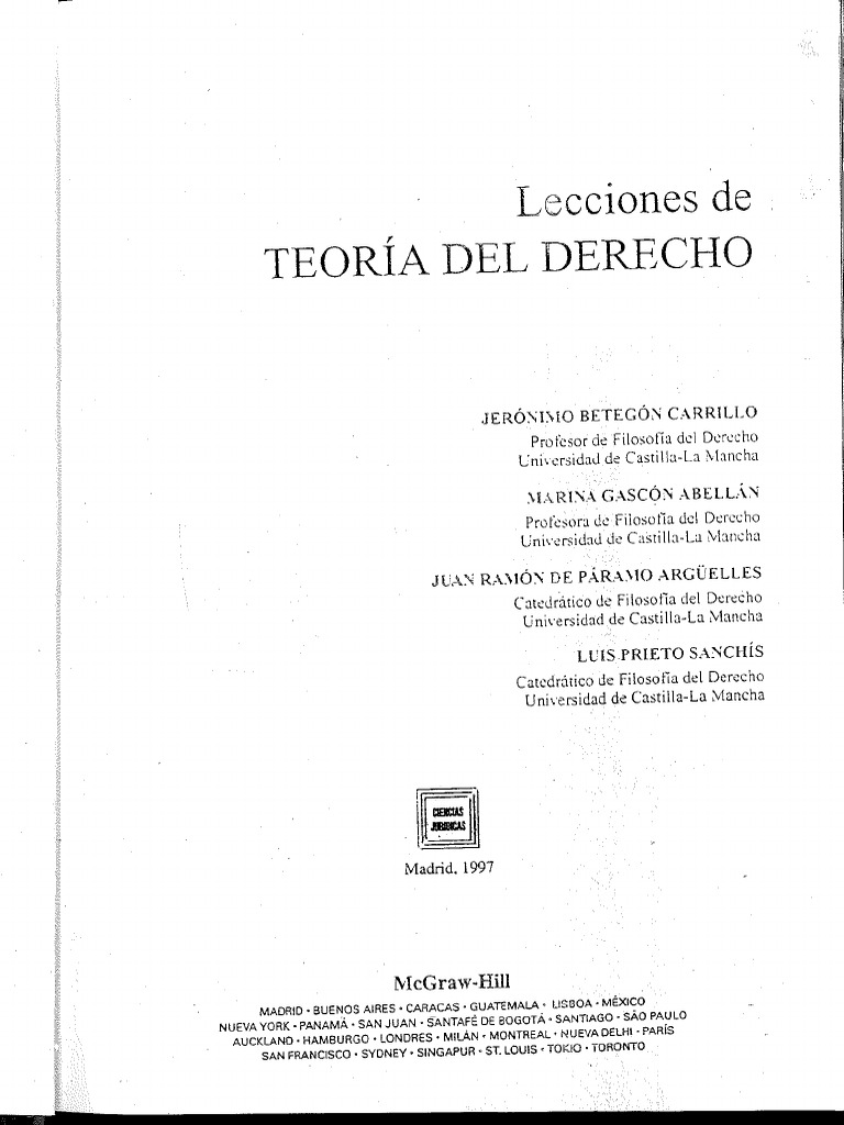 Betegon Et Al. Lecciones-CAP 3 El Positivismo Jur%C3%ADdico | PDF