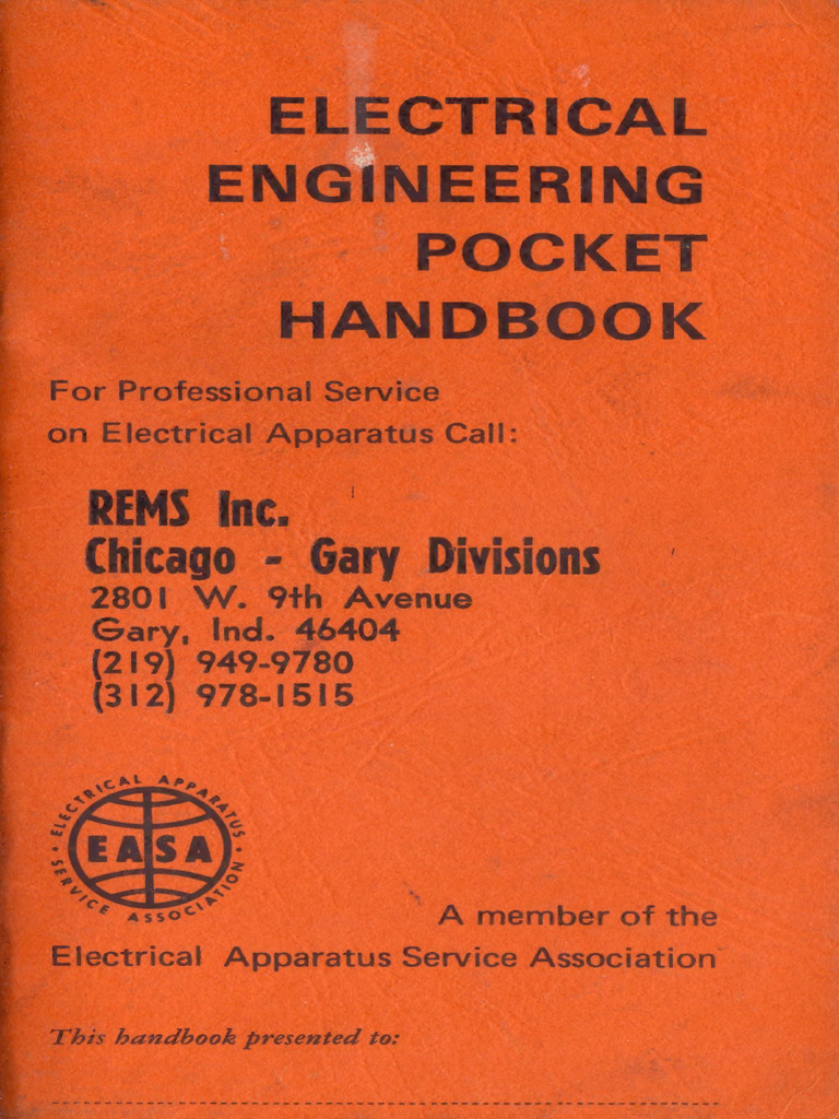 Electrical Handbook | PDF | Transformer | Equipment