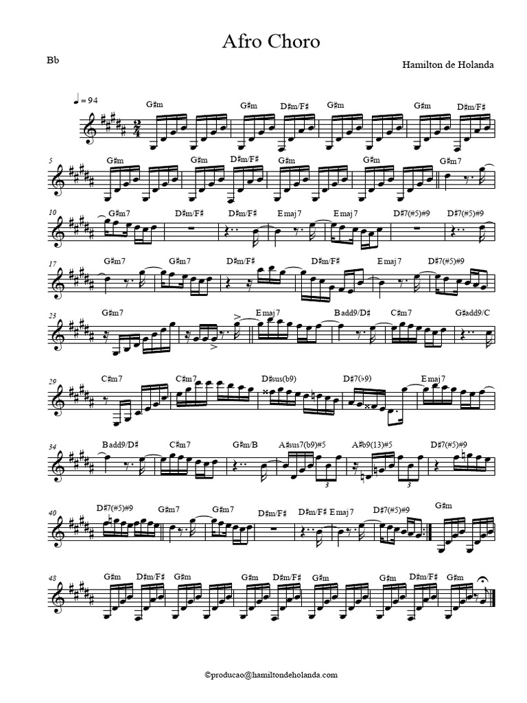 Afro Choro - BB | PDF