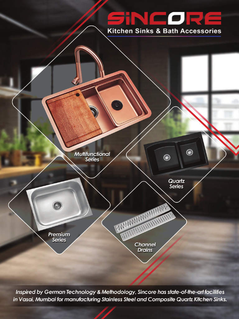 Sincore Catalog 2024 - Compressed | PDF | Sink | Tap (Valve)