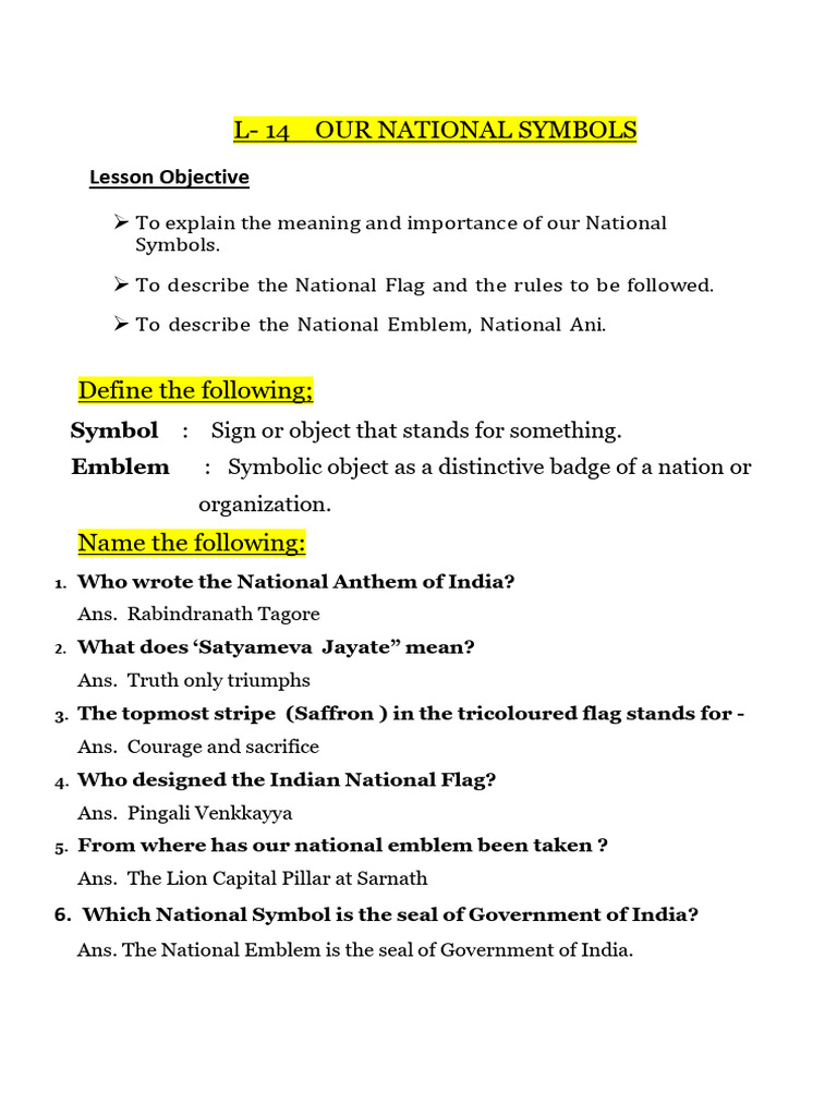 NATIONAL SYMBOL REF MATERIAL | PDF | National Symbols | Heraldry