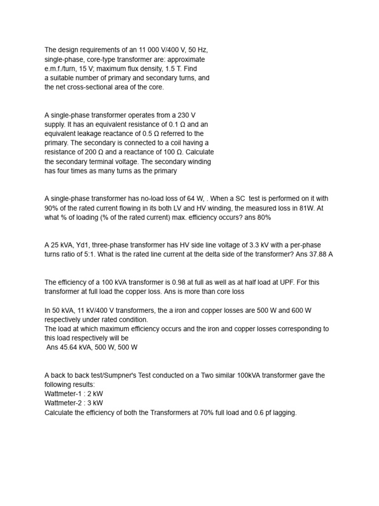 DCMT Numes | PDF | Transformer | Electrodynamics
