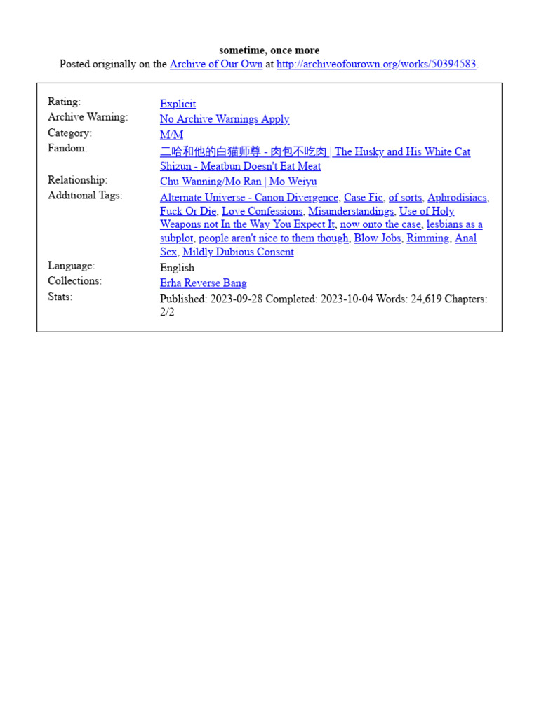 Sometime Once More | PDF