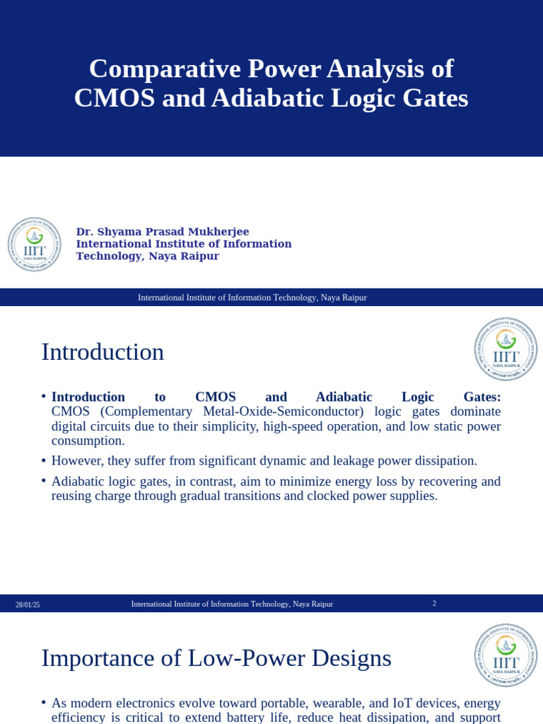 Vlsi Project Ppt | PDF | Cmos | Logic Gate