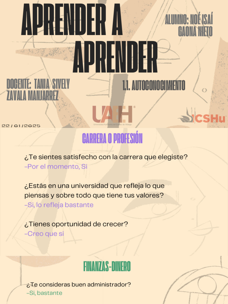 Reflexiones sobre Autoconocimiento y Crecimiento Personal | PDF ...