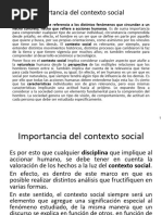 Contexto Social - Qué Es, Concepto, Tipos y Ejemplos | PDF | Sociedad | Pensamiento