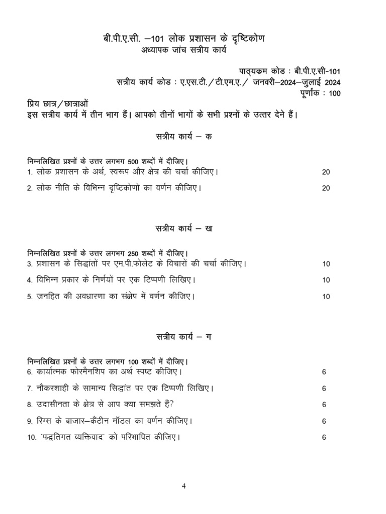 BPAC 101 assignment | PDF