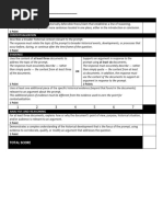 APUSH LEQ Rubric Update 2023 | PDF | Argument | Reason