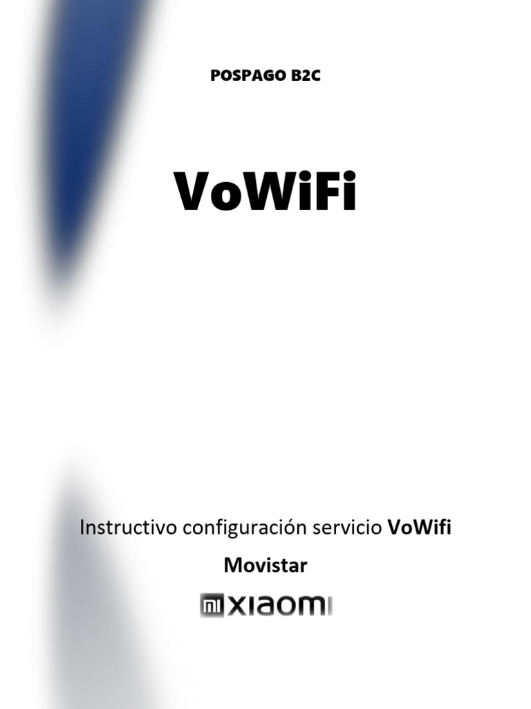 Configura VoWiFi en tu Movistar | PDF