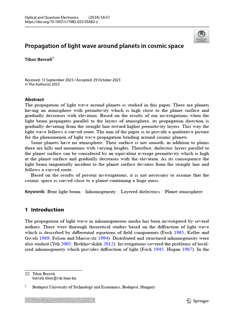 Bending light Berceli | PDF | Waves | Polarization (Waves)