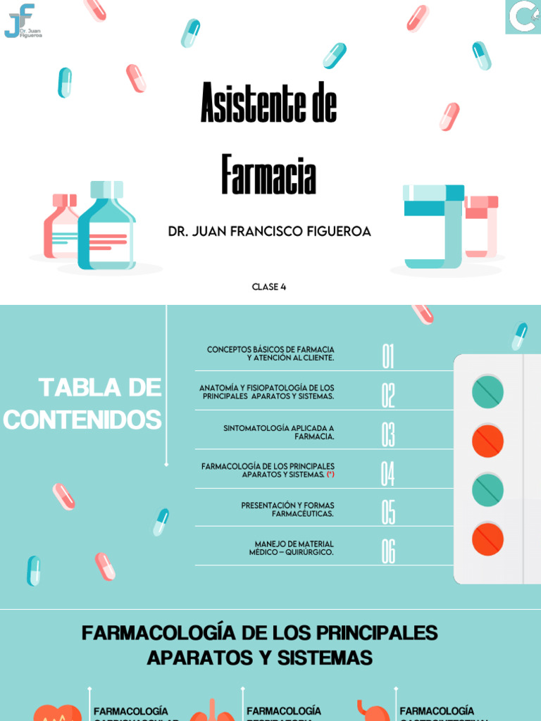 CLASE 4 de 7 - Asistente de Farmacia - JFFC - 230218 - 132104-1 | PDF