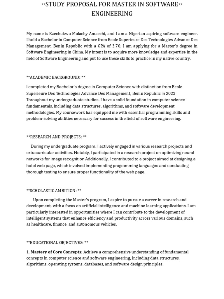 Study Plan | PDF | Computer Programming | Engineering