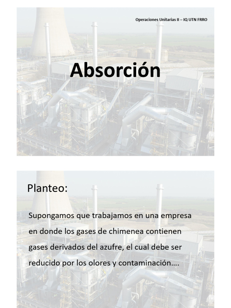 Absorción Rev05 | PDF | Absorción (Química) | Gases