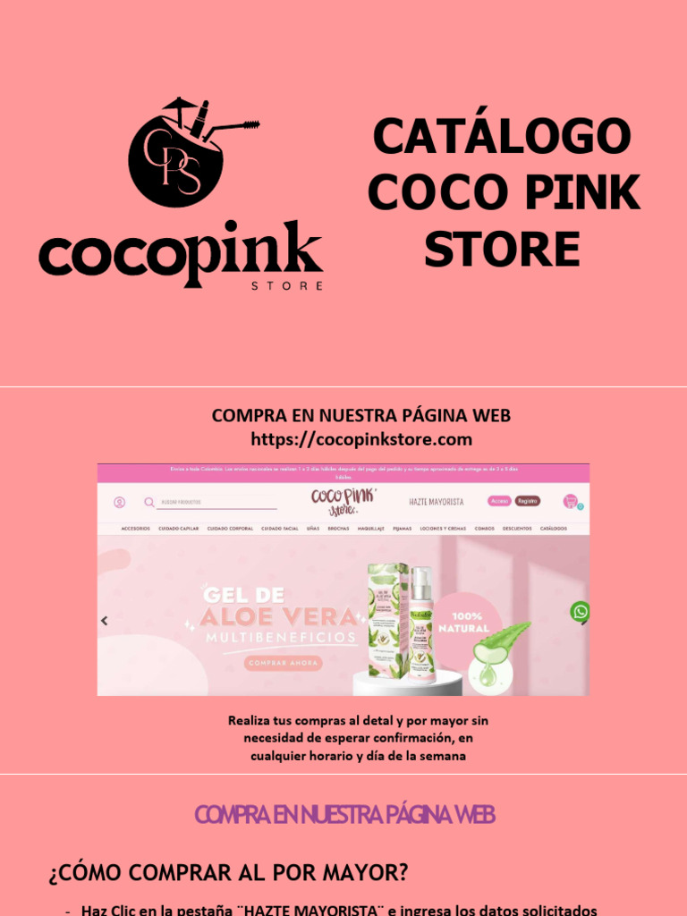 Catálogo Coco Pink Store 2023 | PDF | Las compras en línea | Marketing