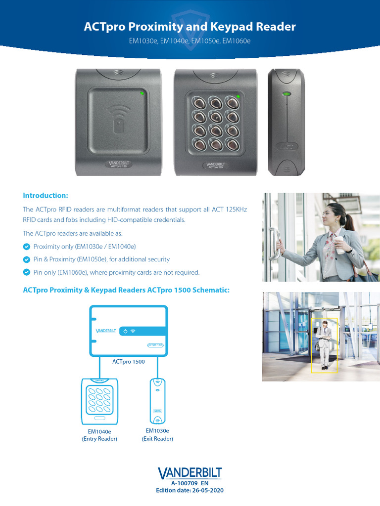 ACTpro RFID Readers en REV 26 05 2020 | PDF | Radio Frequency Identification | Electric Power