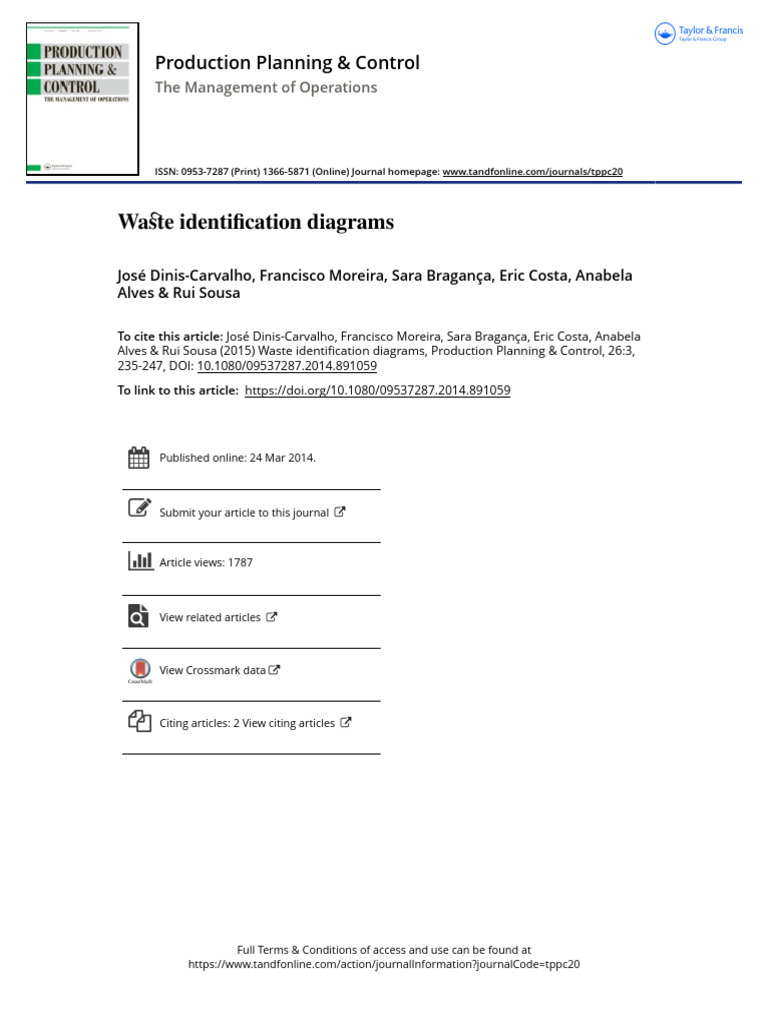 Waste Identification Diagrams | PDF | Lean Manufacturing | Production ...