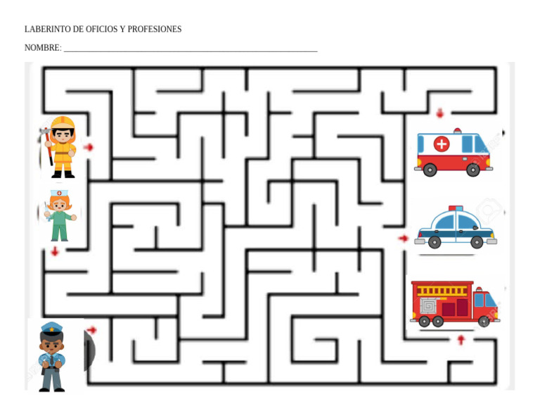 Laberinto de Oficios y Profesiones - 075956 | PDF
