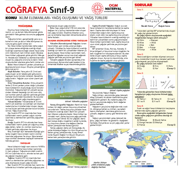 9 snf Cografya | PDF