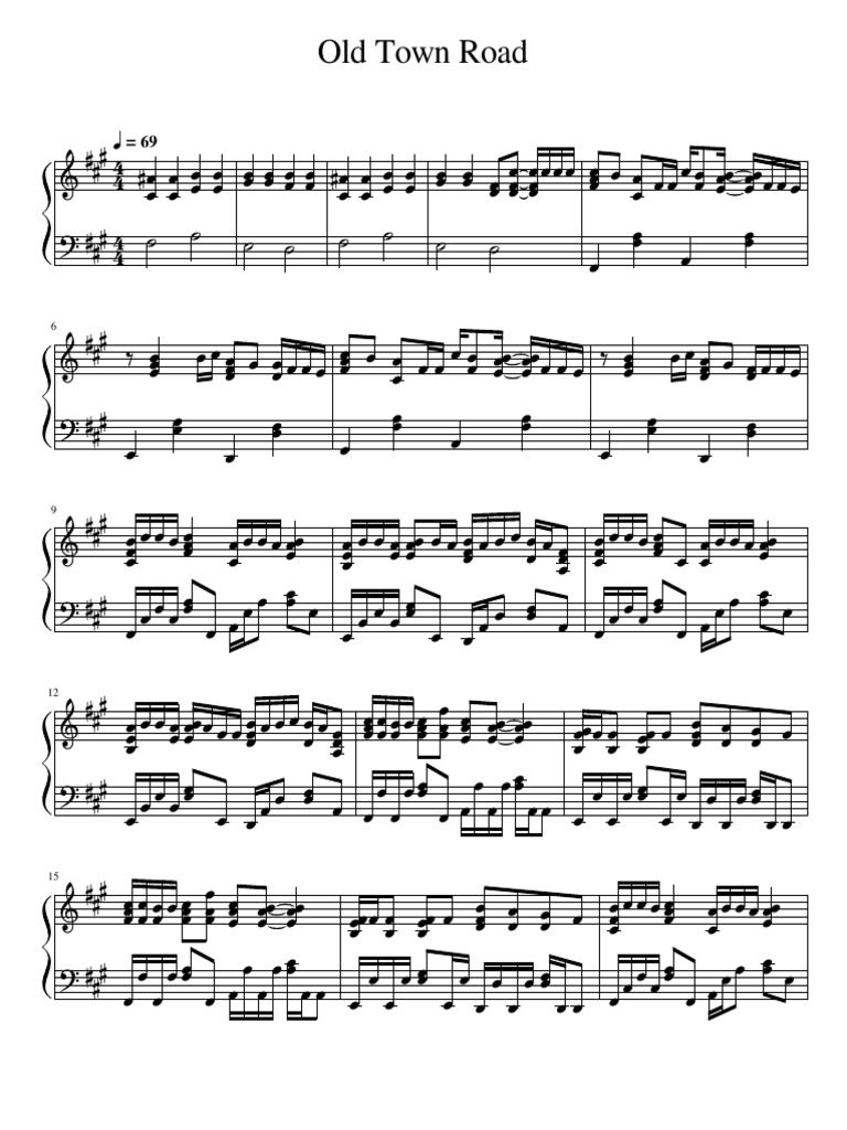 Old Town Road 1 | PDF