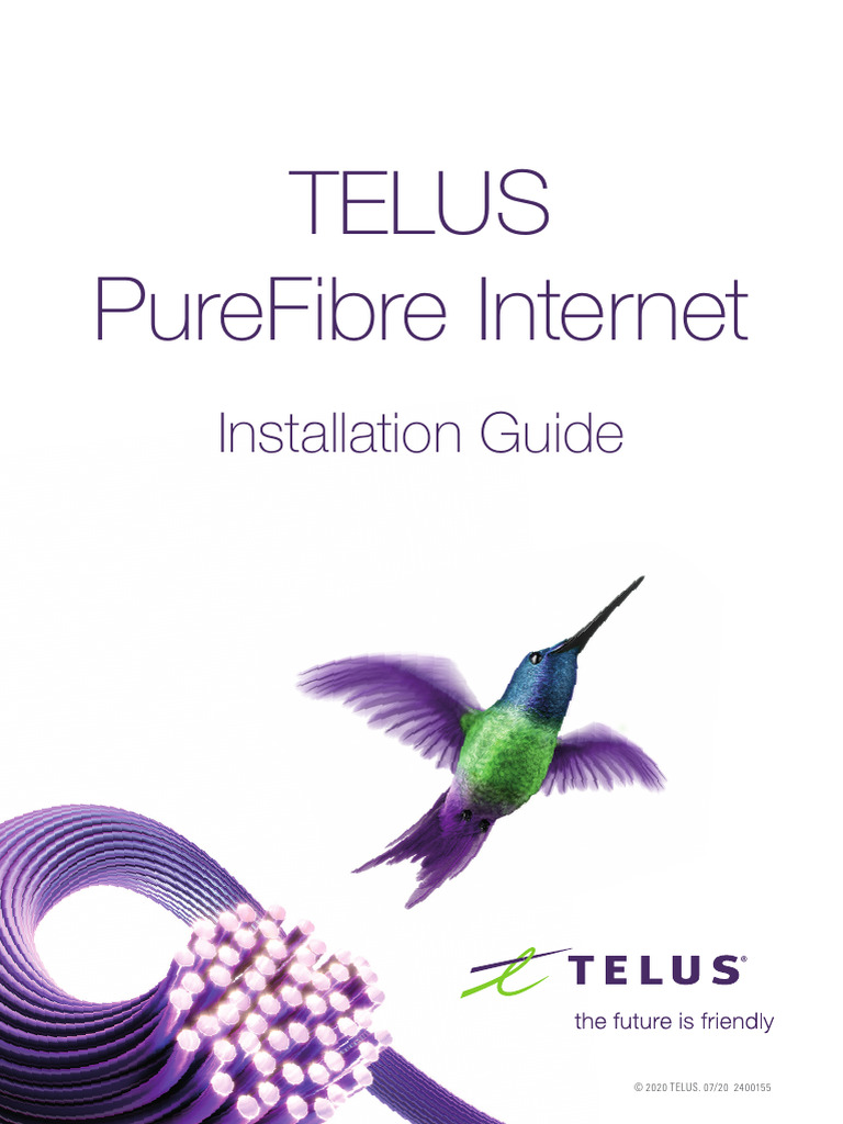 TELUS PureFibre Wi-Fi Hub Self Install | PDF | Wi Fi | Local Area Network