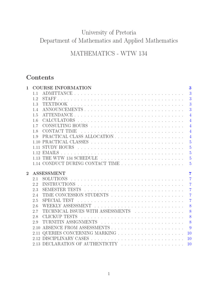 WTW 134 Study Guide 2023 | PDF | Derivative | Function (Mathematics)