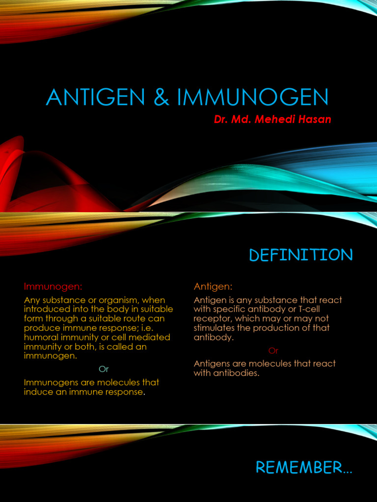 Antigen & Immunogen | PDF | Antigen | Immunogenicity