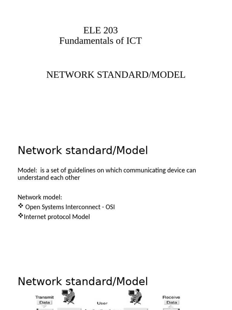 Ele 203 | PDF | Osi Model | Computer Network