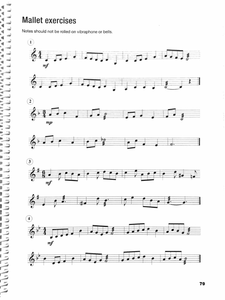Two Mallet Exercises | PDF