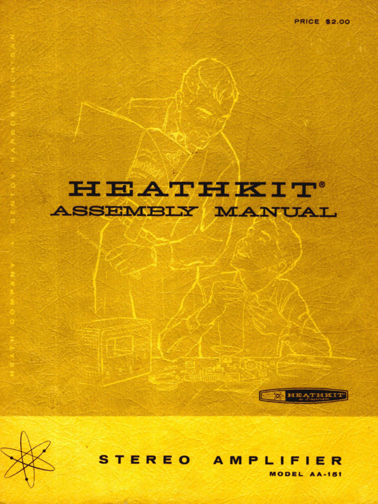 Heathkit Aa-151 Stereo Amplifier Assembly Manual | PDF