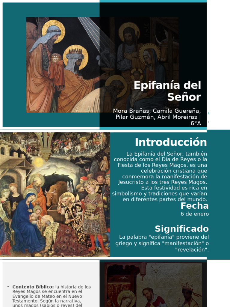 Celebración de la Epifanía del Señor | PDF | Reyes Magos | Religiones ...