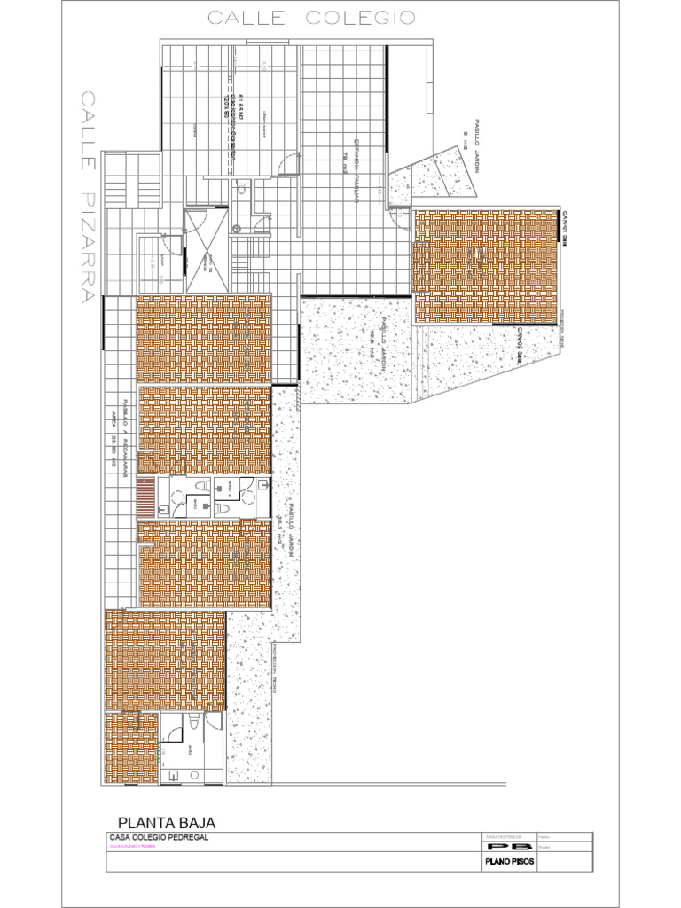 Planta Baja Casa Colegio Pedregal | PDF