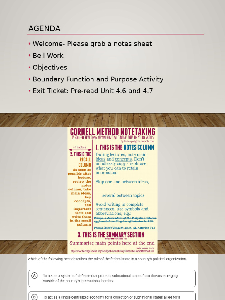 Unit 4.5 - The Function of Political Boundaries Activity | PDF