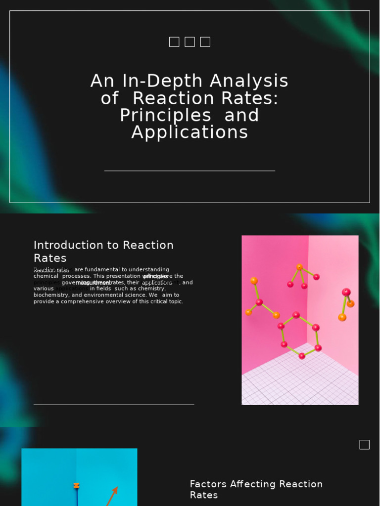 Slidesgo An in Depth Analysis of Reaction Rates Principles and ...