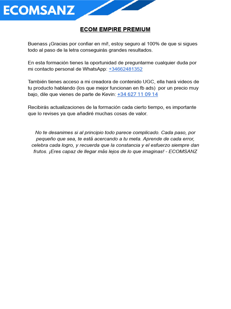 Ecom Empire Premium | PDF