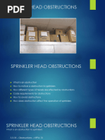 Obstruction Table | PDF | Truss | Fire Sprinkler System