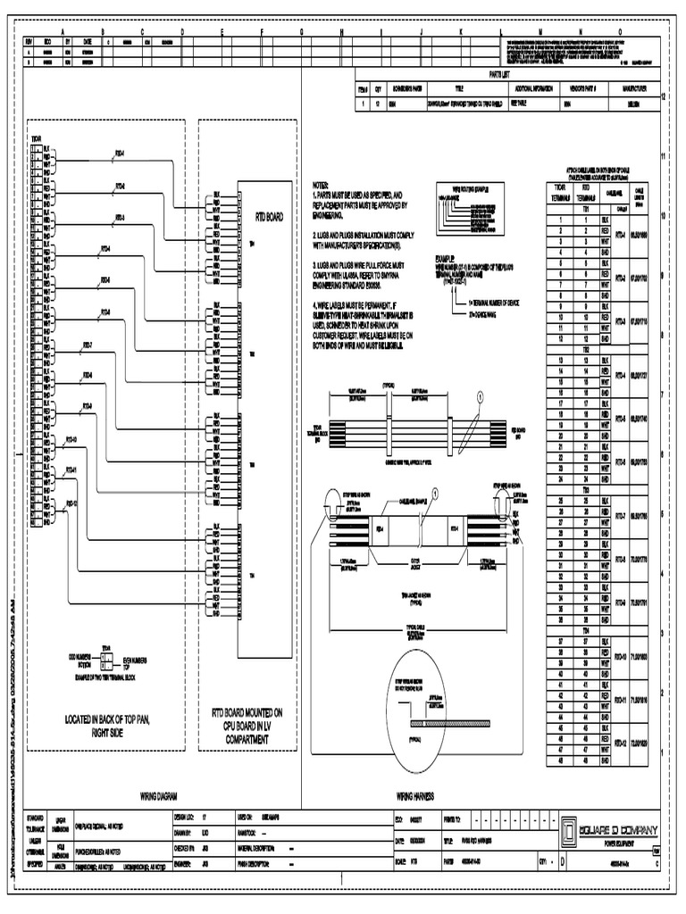 RTD Board Wiring | PDF