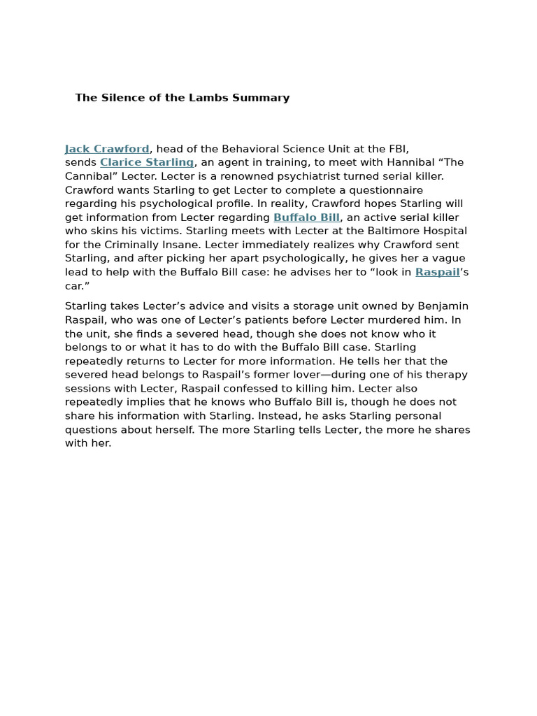 FBI Trainee Seeks Killer's Help | PDF