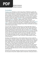 Key Events in The Outsiders Timeline | PDF