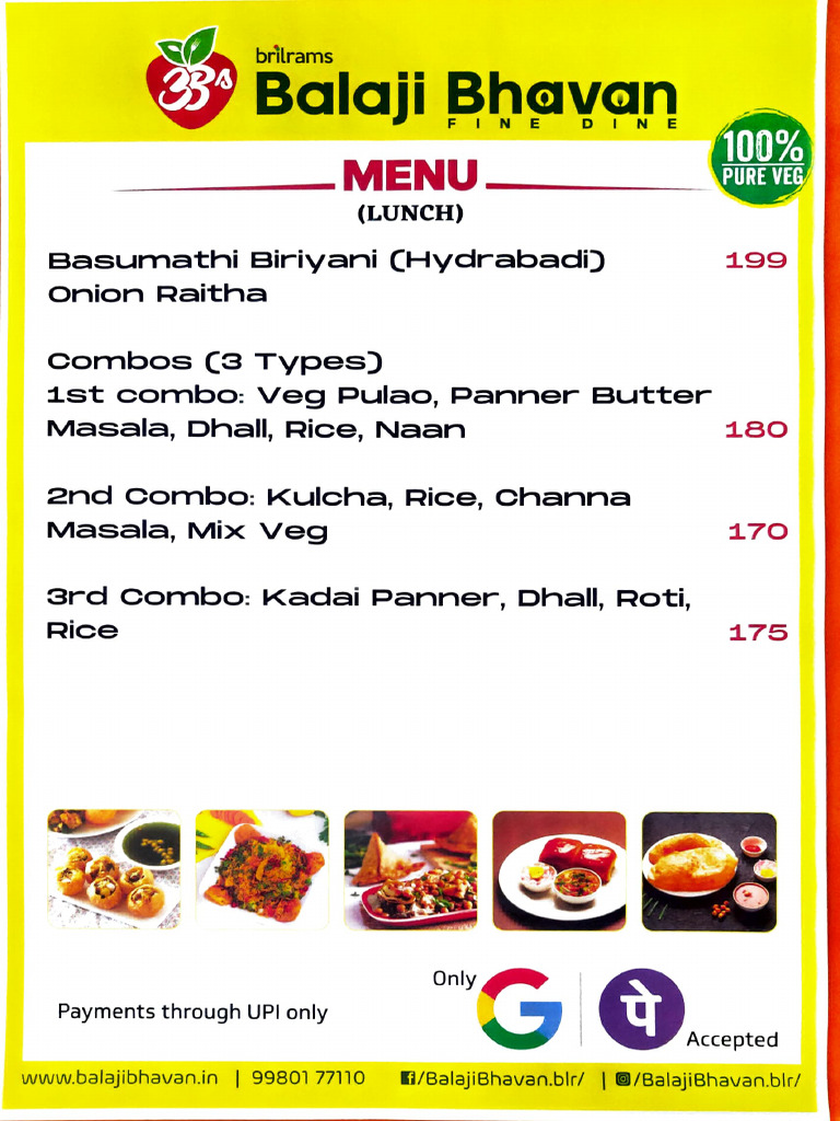 Lunch Menu | PDF