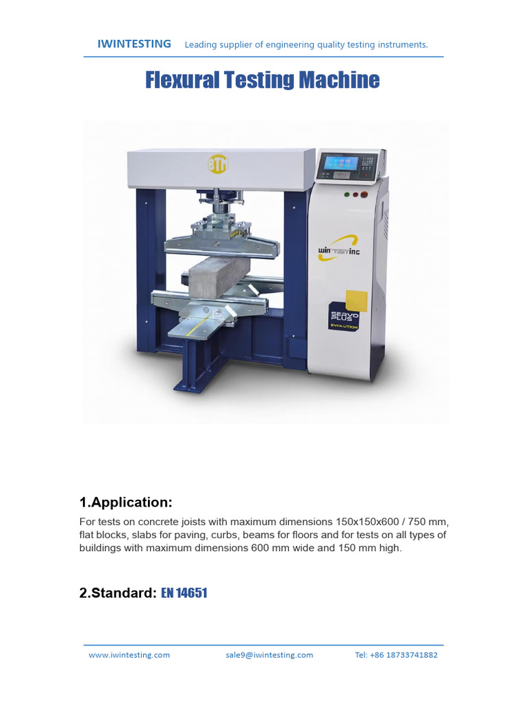 Flexural Testing Machine (2) | PDF