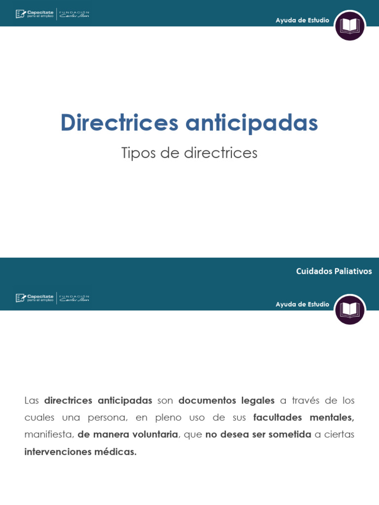 Directrices anticipadas knkn | PDF | Medicina CLINICA | Cuidado de la salud