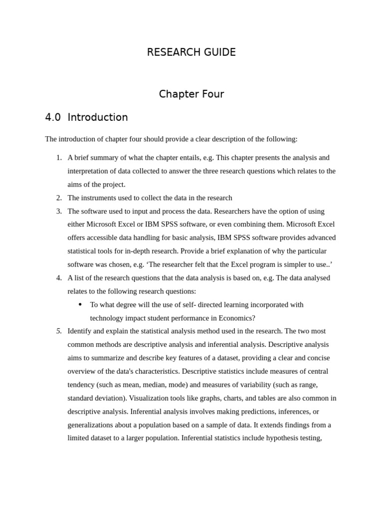 Research Guide Chapter 4-5 (Edited) | PDF | Statistics | P Value