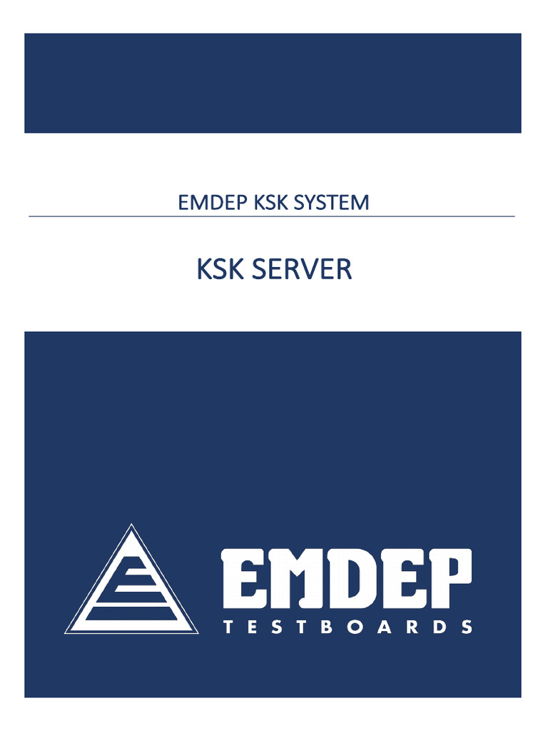Emdep KSK Server User Guide | PDF | Postgre Sql | Databases