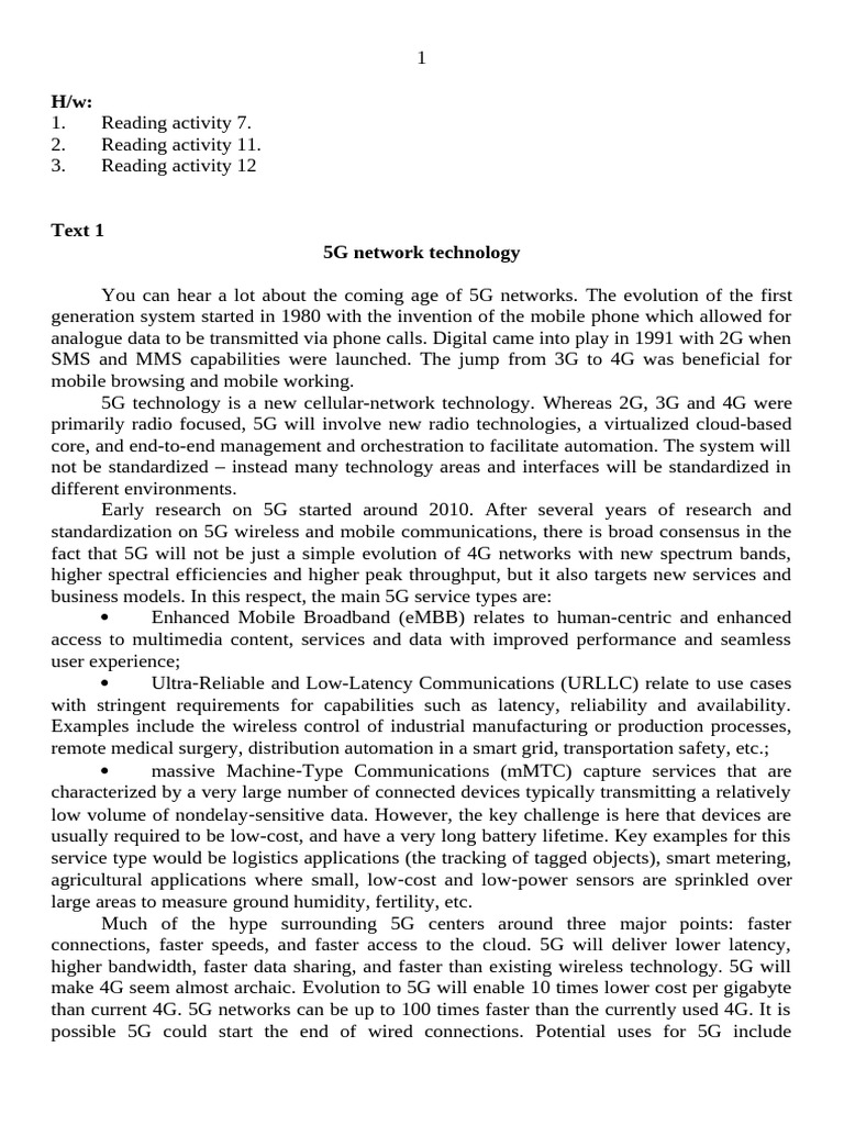 Lesson 12 | PDF | 4 G | Hertz