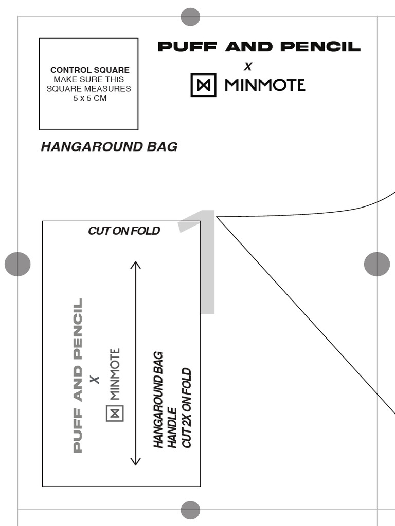 Hangaround Bag A4 Pattern ENG | PDF
