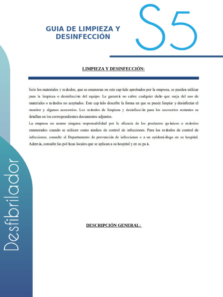 Manual de Limpieza y Desinfección | PDF