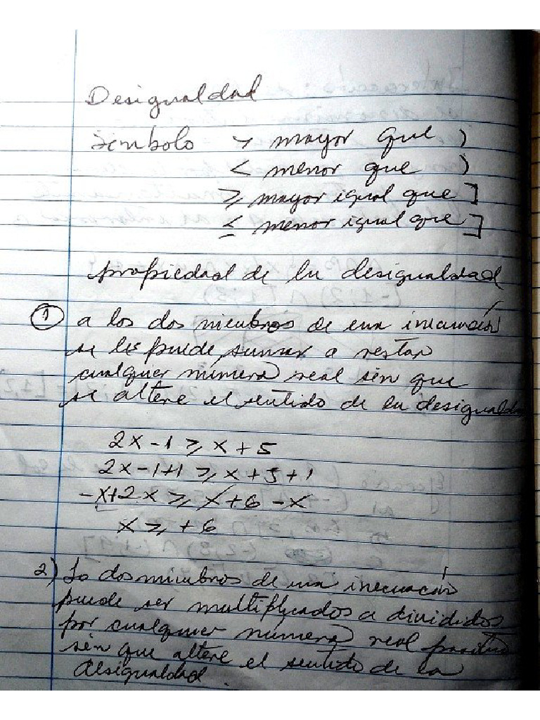 desigualdades | PDF