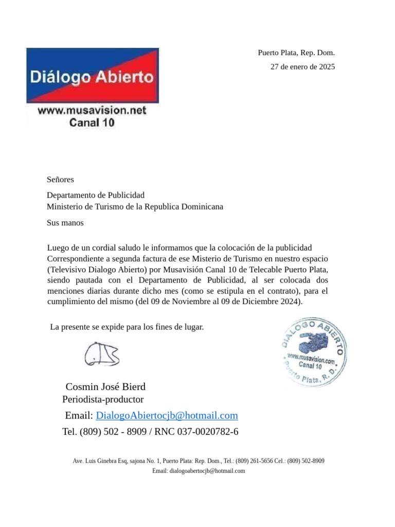 Carta Bierd Lista 44 | PDF